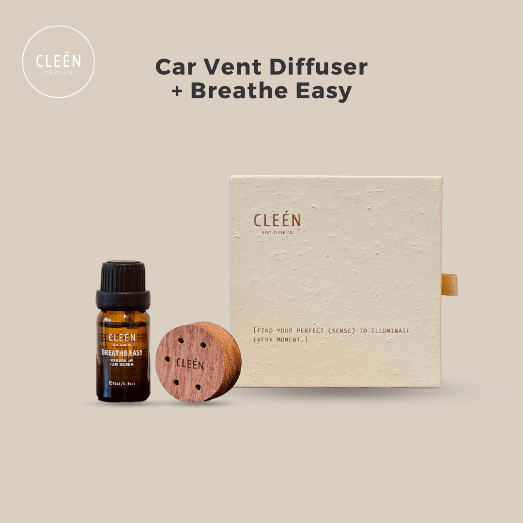 Cleén Car Vent Diffuser + EO Bundle – Greenxagon