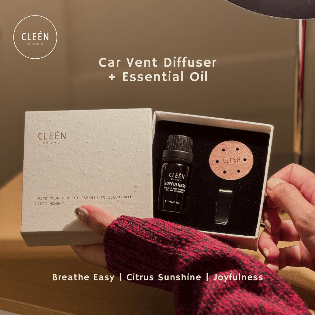 Cleén Car Vent Diffuser + EO Bundle – Greenxagon